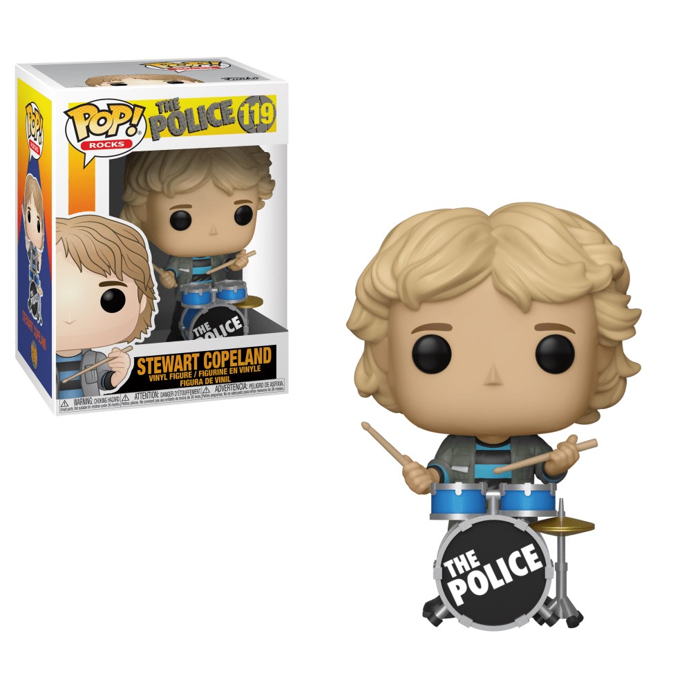 Rocks: The Police - Stewart Copeland - Pop! Vinyl - Funko