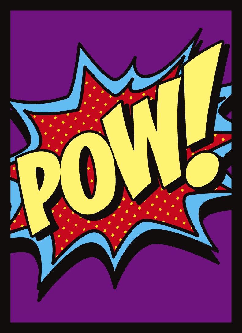 Double Matte Art Sleeve - Pow! (50-Pack) - Legion Premium Supplies Card ...