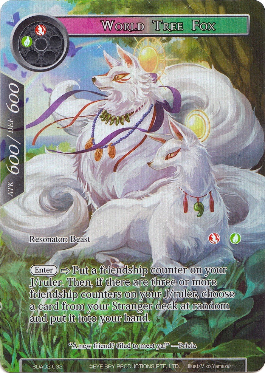 World Tree Fox (Full Art) - Alice Origin II Starter Deck - Force of Will