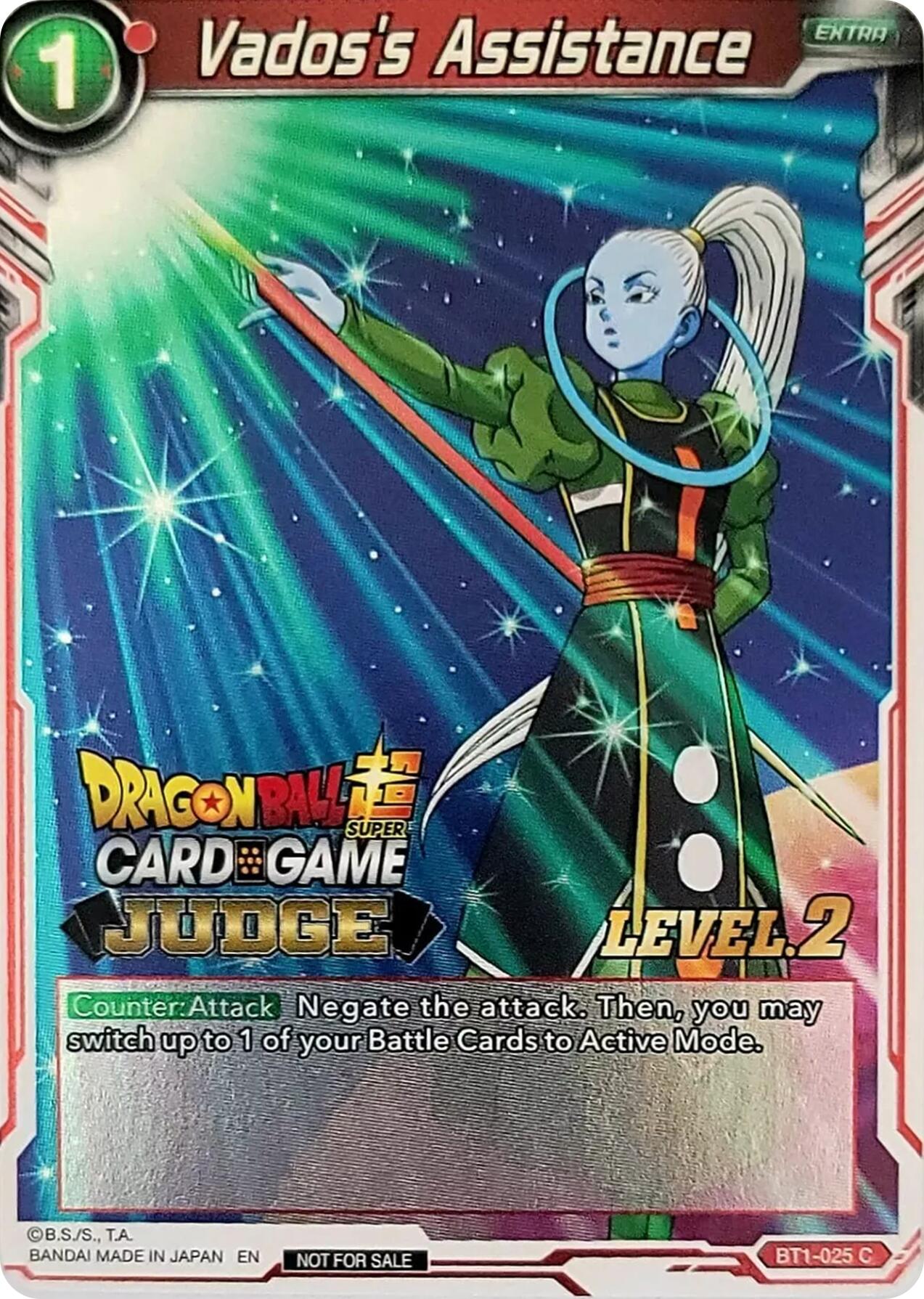 Vados's Assistance (Level 2) - Judge Promotion Cards - Dragon Ball ...