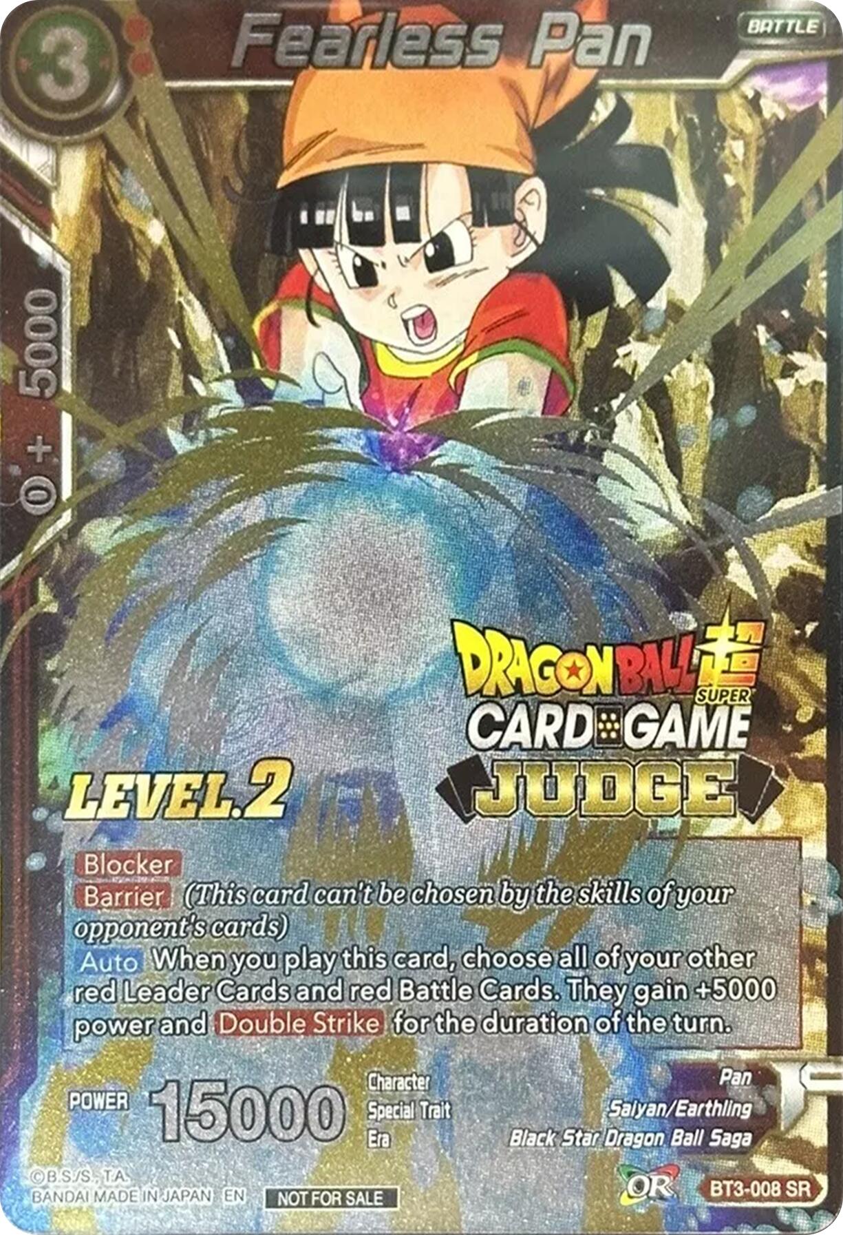 Fearless Pan (Level 2) - Judge Promotion Cards - Dragon Ball Super CCG