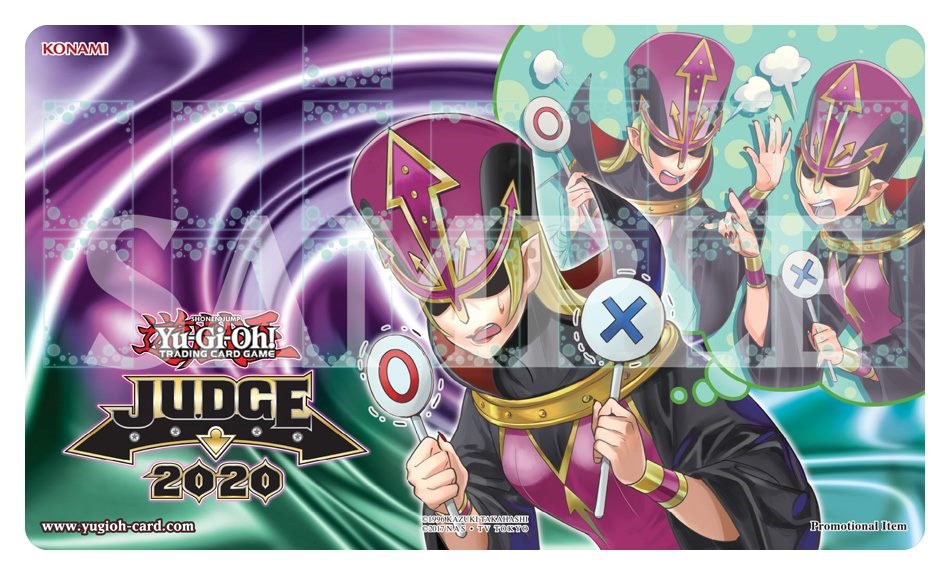 Yu-Gi-Oh! 2020 Judge Promo Playmat - Head Judging - Konami Playmats ...