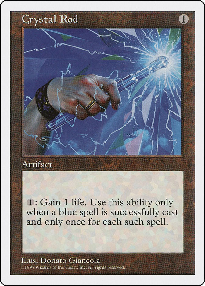 Crystal Rod - Fifth Edition - Magic: The Gathering