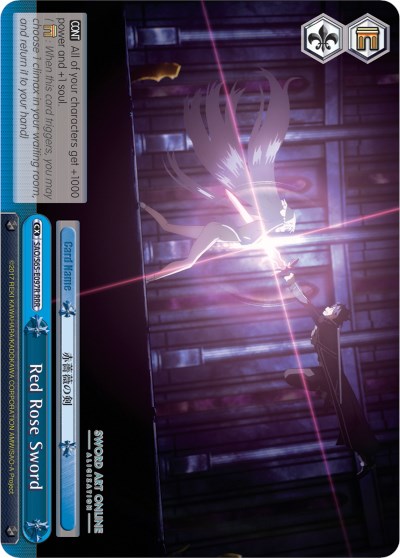 Red Rose Sword (RRR) - Sword Art Online -Alicization- - Weiss Schwarz