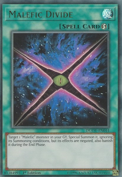 Malefic Divide - Duel Overload - YuGiOh
