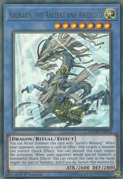 Sauravis, the Ancient and Ascended - Duel Overload - YuGiOh