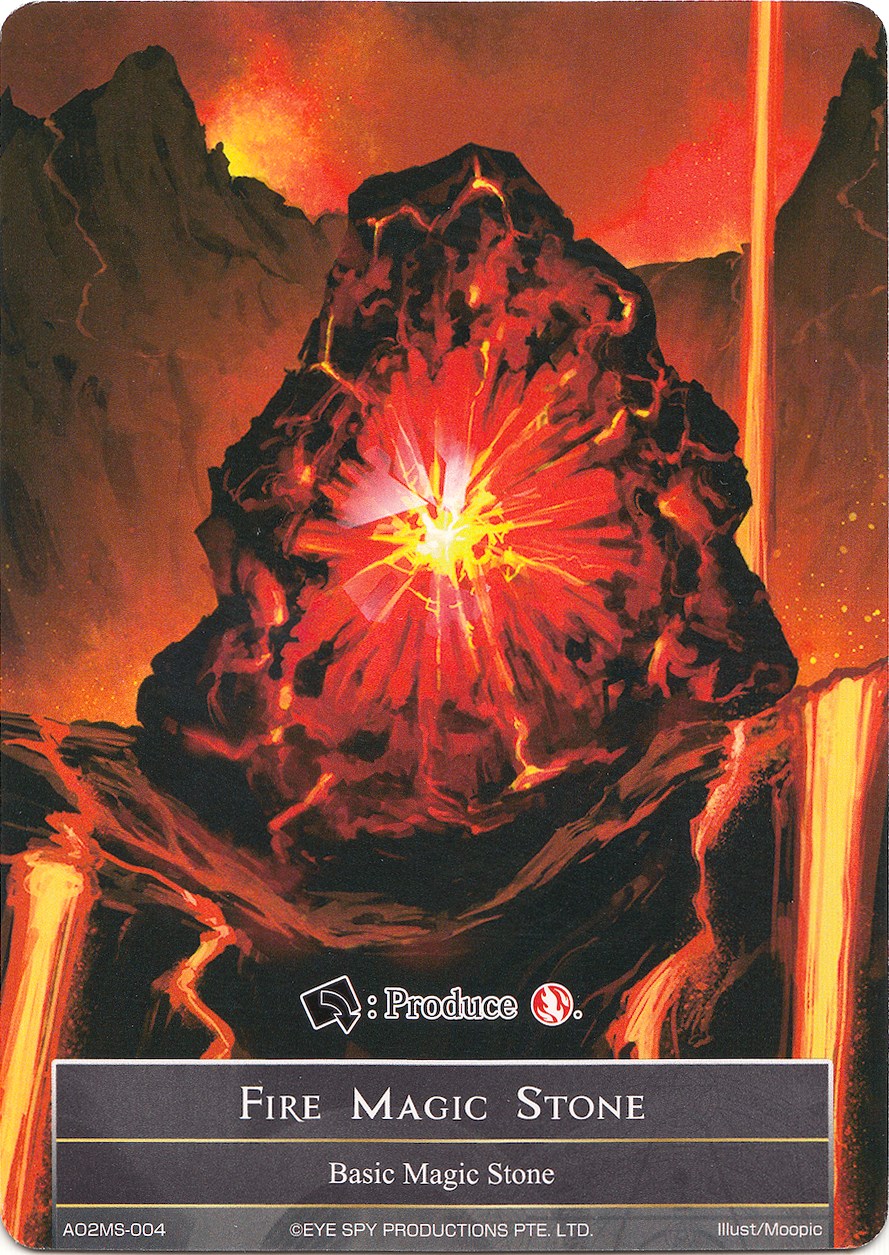 Fire Magic Stone - AO2MS-004 - Alice Origin II - Force of Will