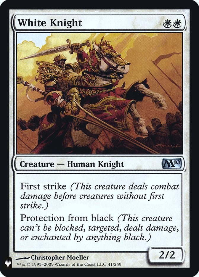White Knight - The List Reprints - Magic: The Gathering