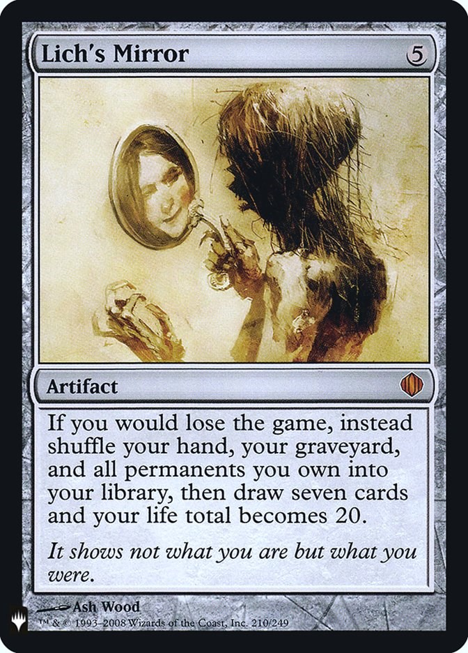 Lich's Mirror - The List Reprints - Magic: The Gathering