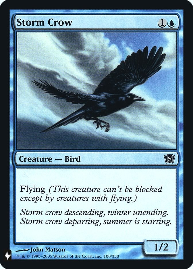 Storm Crow - The List Reprints - Magic: The Gathering