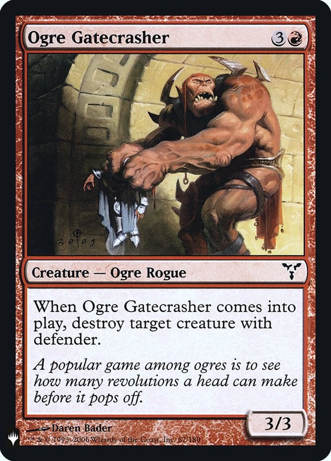 Ogre Gatecrasher - The List Reprints - Magic: The Gathering