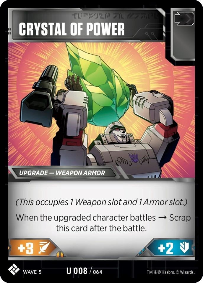 Crystal of Power - Titan Masters Attack - Transformers TCG