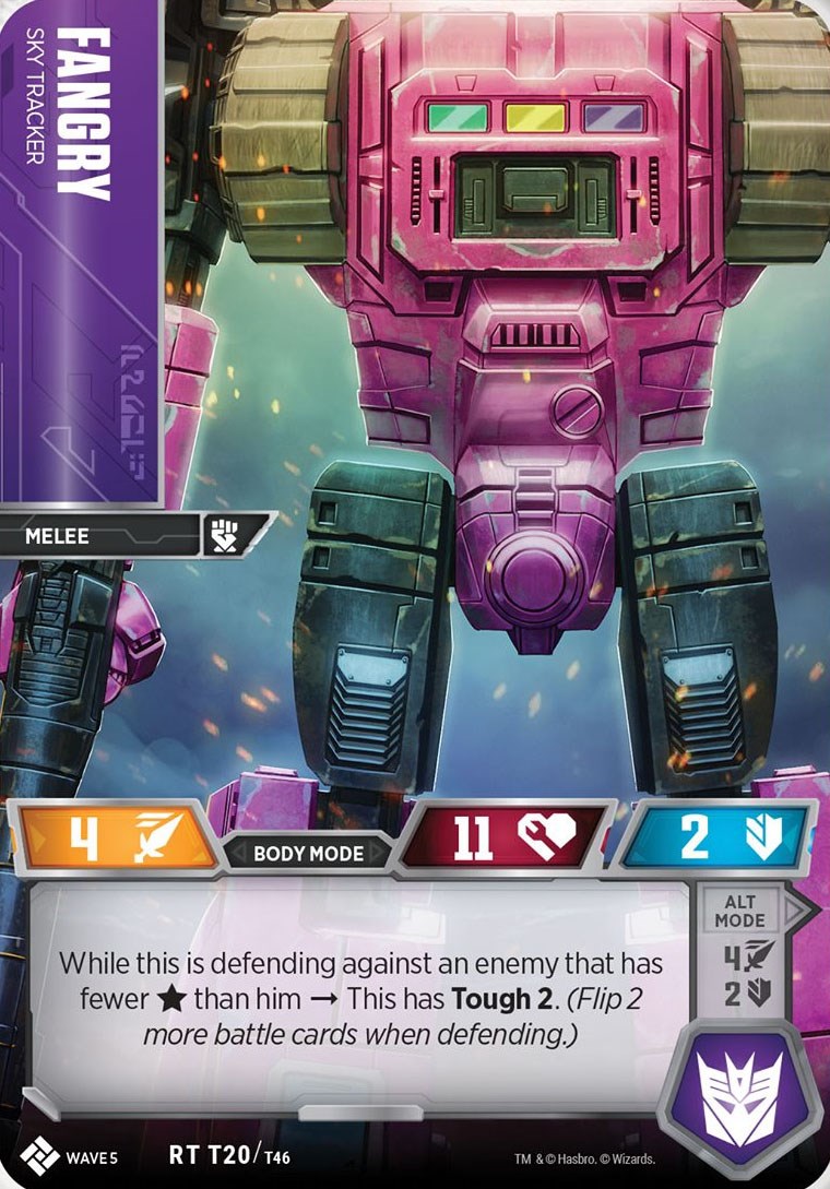 Fangry - Sky Tracker - Titan Masters Attack - Transformers TCG