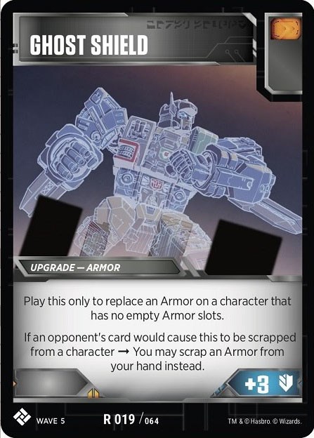 Ghost Shield - Titan Masters Attack - Transformers TCG