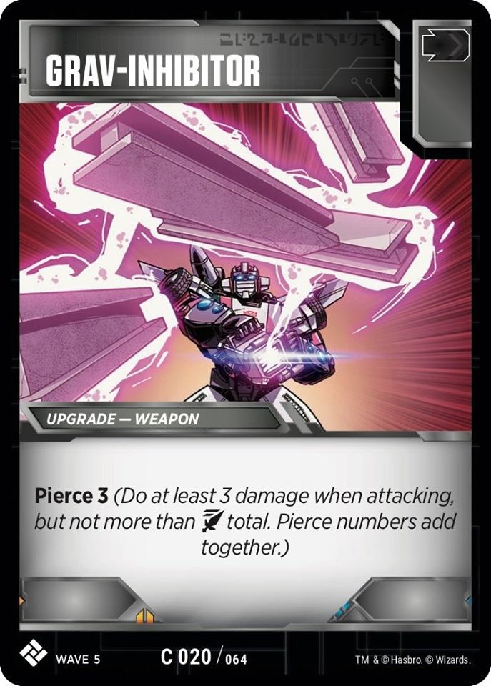Grav-Inhibitor - Titan Masters Attack - Transformers TCG