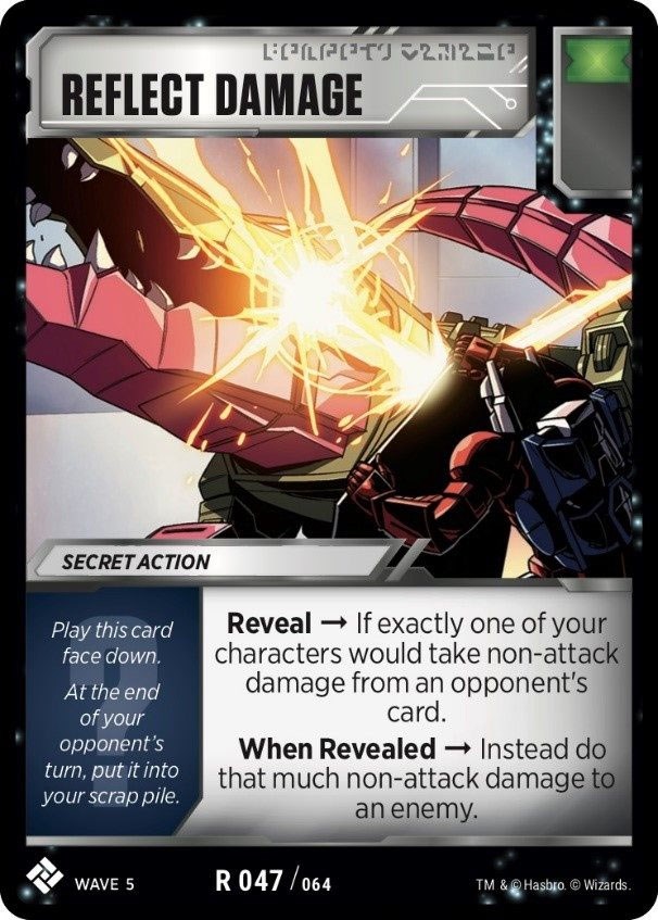 Reflect Damage - Titan Masters Attack - Transformers TCG