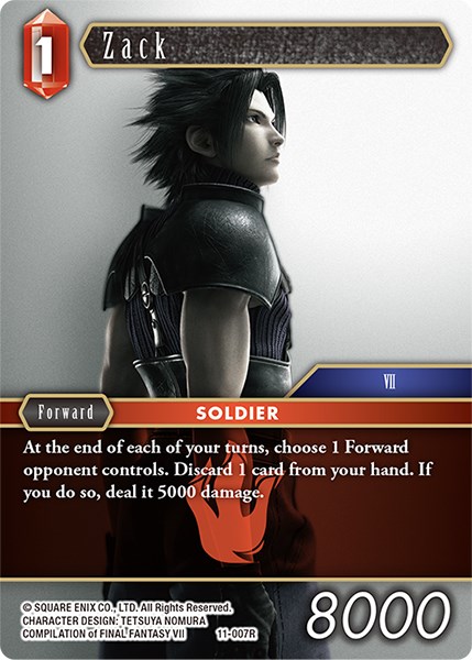 Zack - Opus XI - Final Fantasy TCG
