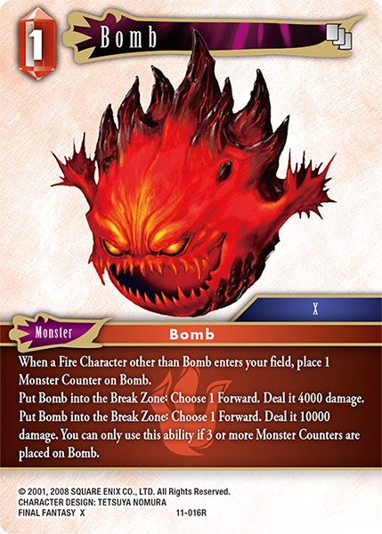 Bomb - Opus XI - Final Fantasy TCG