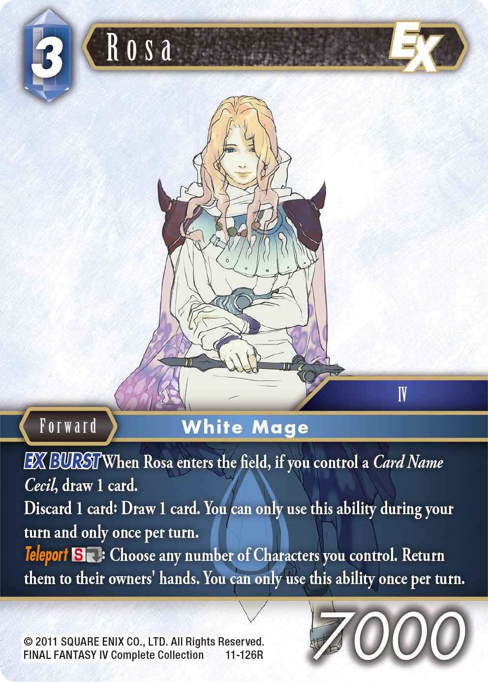 Rosa EX - Opus XI - Final Fantasy TCG
