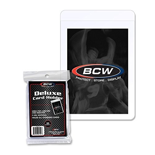 3" x 4" Deluxe Semi-Rigid Topload Card Holder - Standard (10-Count ...