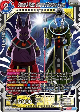 Champa & Vados, Universe 6 Destroyer & Angel - Draft Box 05 - Divine ...