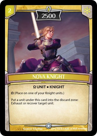 Nova Knight - Ascension - Argent Saga TCG