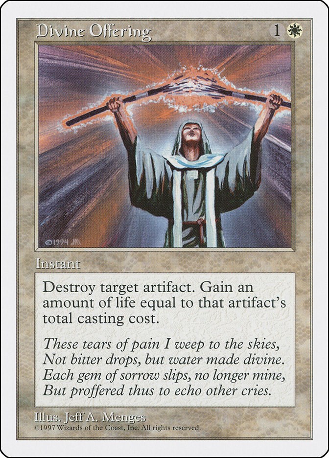 Divine Offering - Fifth Edition - Magic: The Gathering