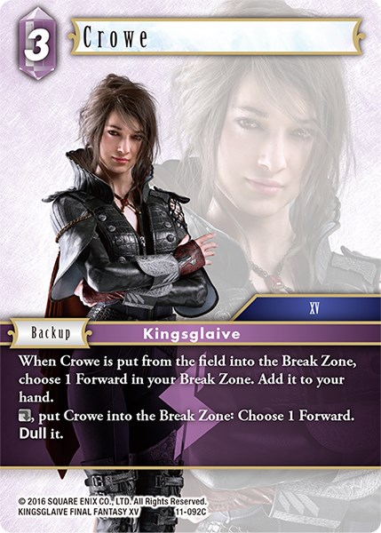 Crowe - Opus XI - Final Fantasy TCG