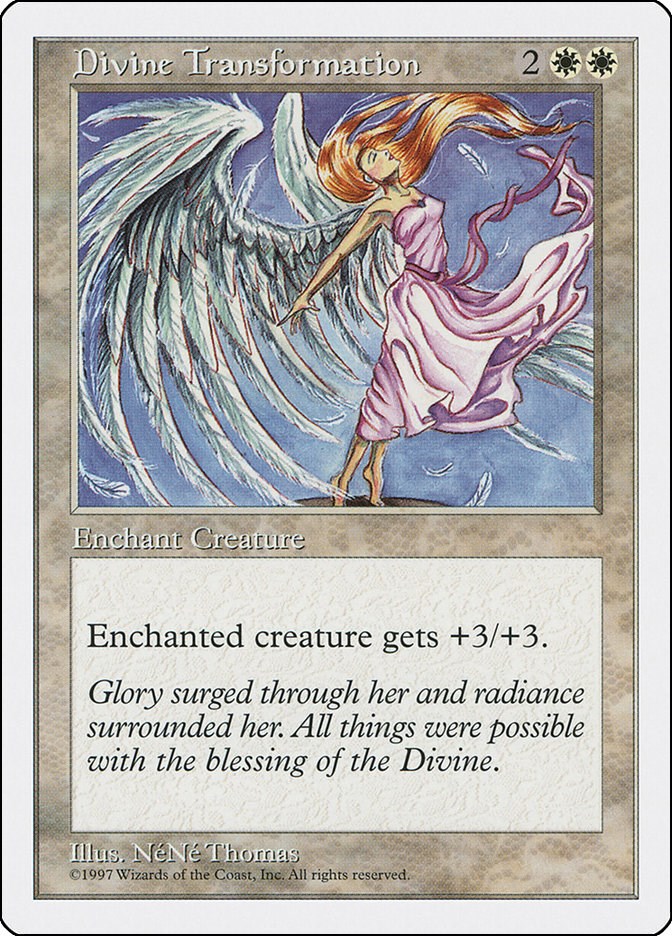 Divine Transformation - Fifth Edition - Magic: The Gathering