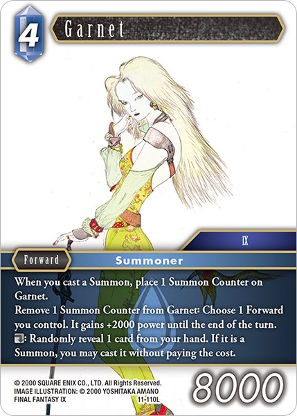 Garnet - Opus XI - Final Fantasy TCG