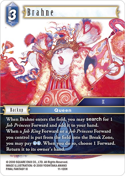 Brahne - Opus XI - Final Fantasy TCG