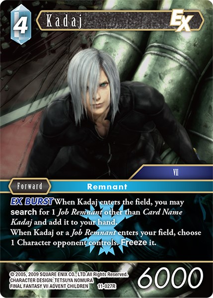 Kadaj EX - 11-027R - Opus XI - Final Fantasy TCG