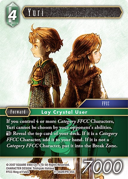 Yuri - Opus XI - Final Fantasy TCG