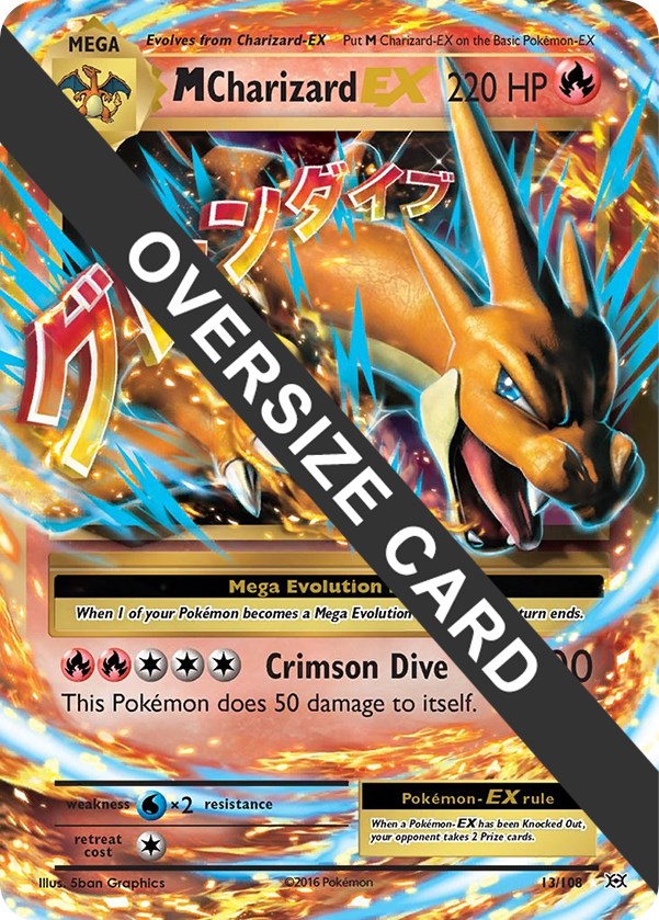 M Charizard EX - 13/106 (Form Y) - Jumbo Cards - Pokemon