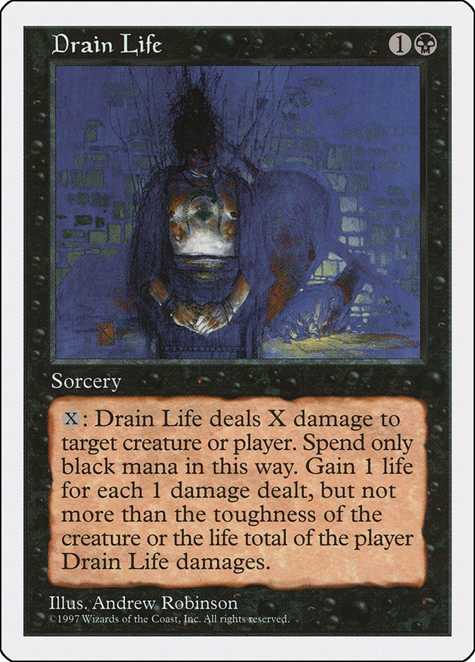 Drain Life - Fifth Edition - Magic: The Gathering
