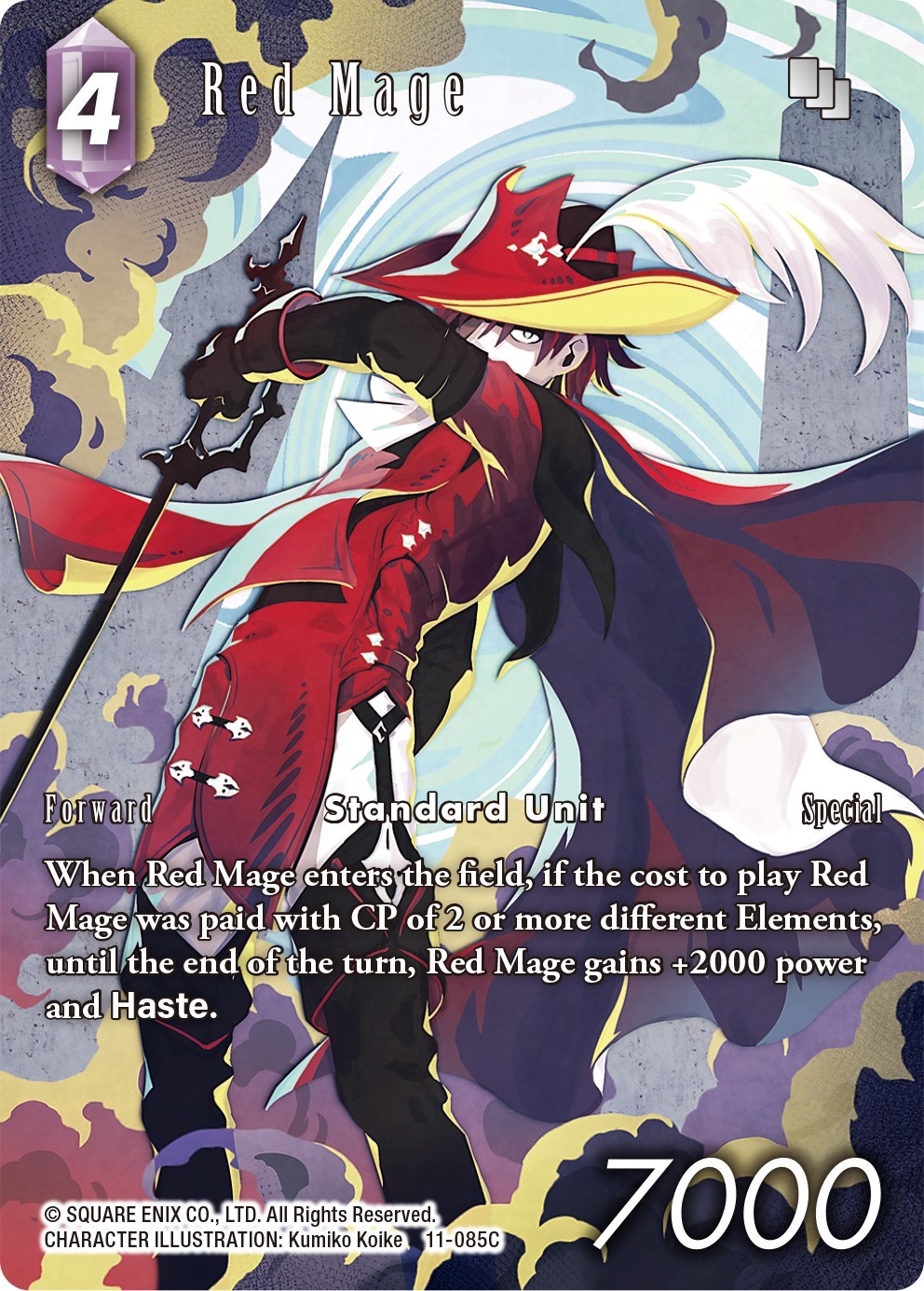 Red Mage (Full Art) - Opus XI - Final Fantasy TCG