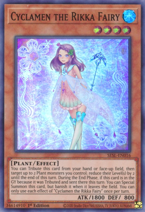 Cyclamen the Rikka Fairy - Secret Slayers - YuGiOh