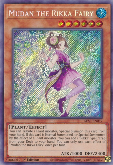 Mudan the Rikka Fairy - Secret Slayers - YuGiOh