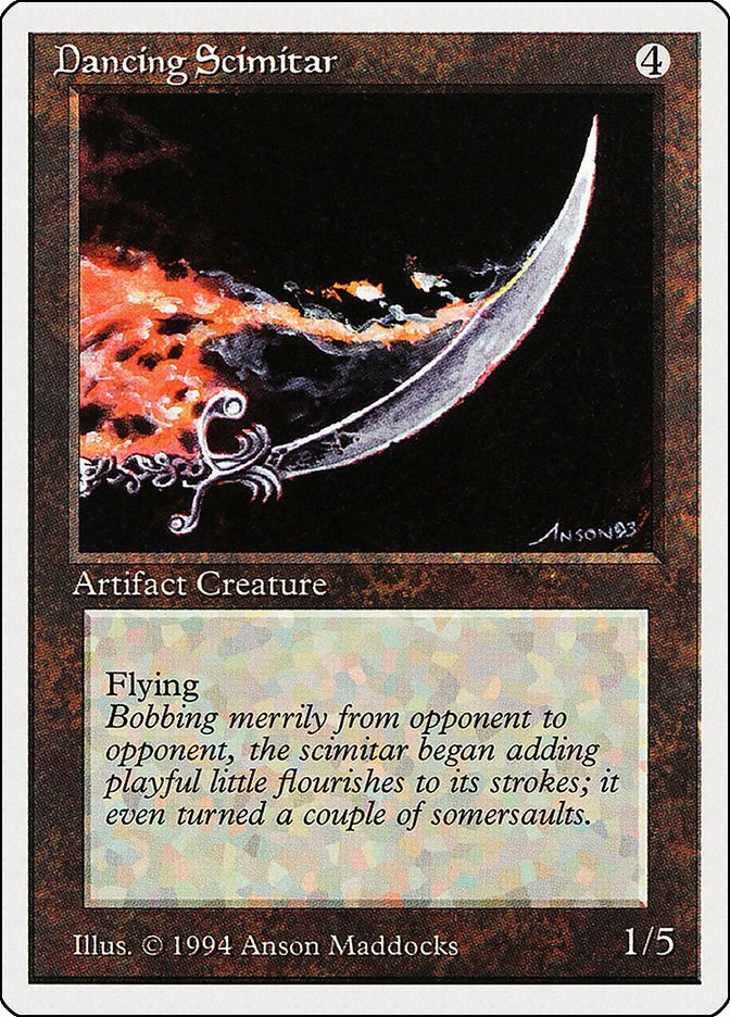 Dancing Scimitar - Summer Magic - Magic: The Gathering
