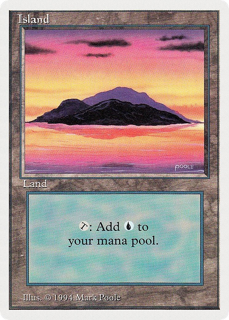 Island (A) - Summer Magic - Magic: The Gathering