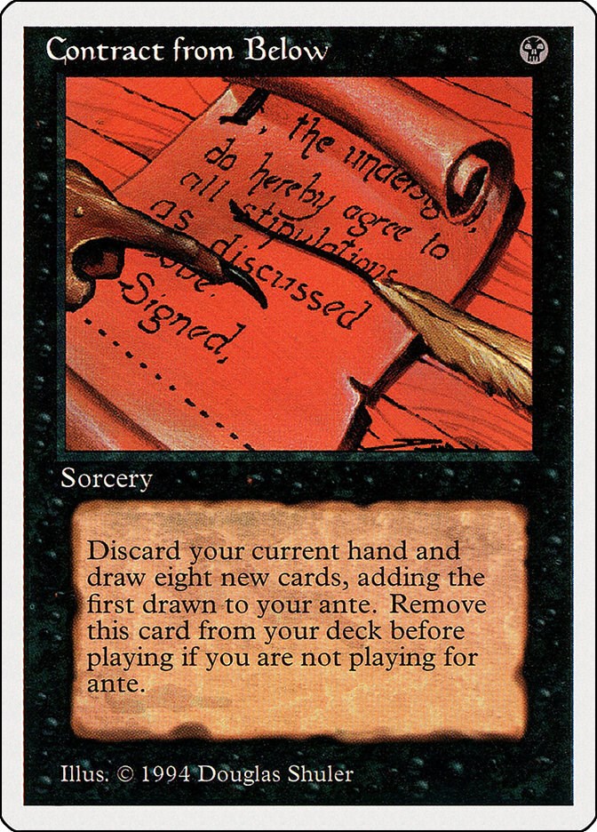 Contract from Below - Summer Magic - Magic: The Gathering