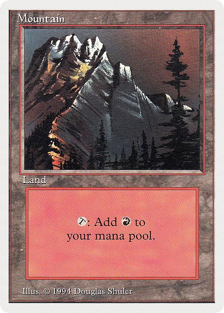 Mountain (A) - Summer Magic - Magic: The Gathering