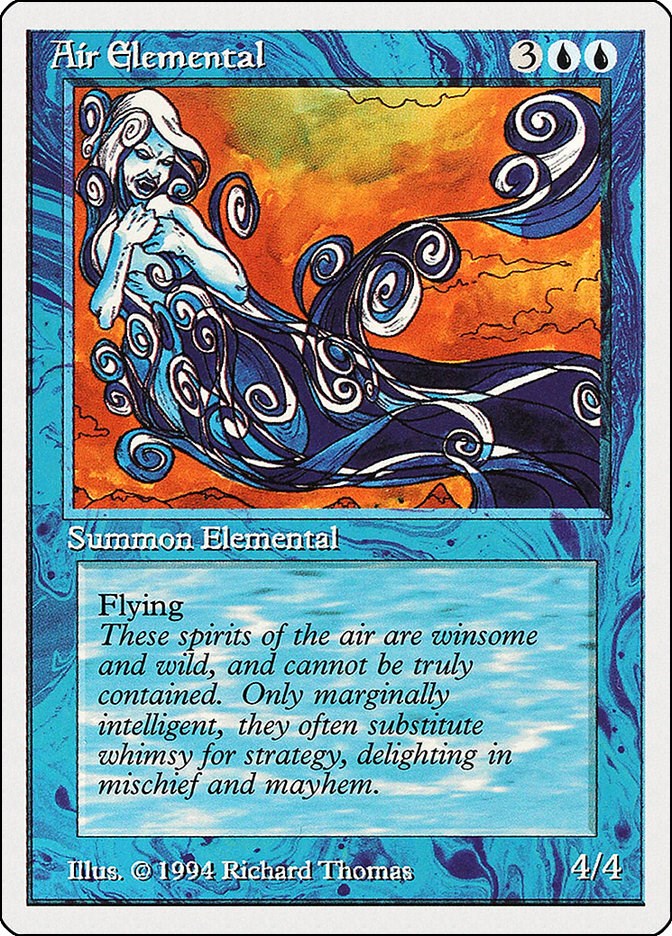 Air Elemental - Summer Magic - Magic: The Gathering