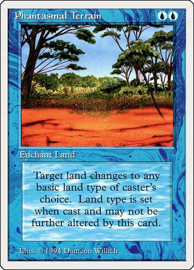 Phantasmal Terrain - Summer Magic - Magic: The Gathering