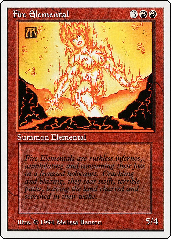 Fire Elemental - Summer Magic - Magic: The Gathering