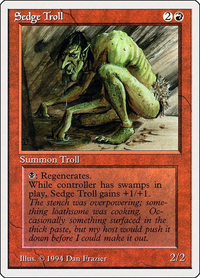 Sedge Troll - Summer Magic - Magic: The Gathering