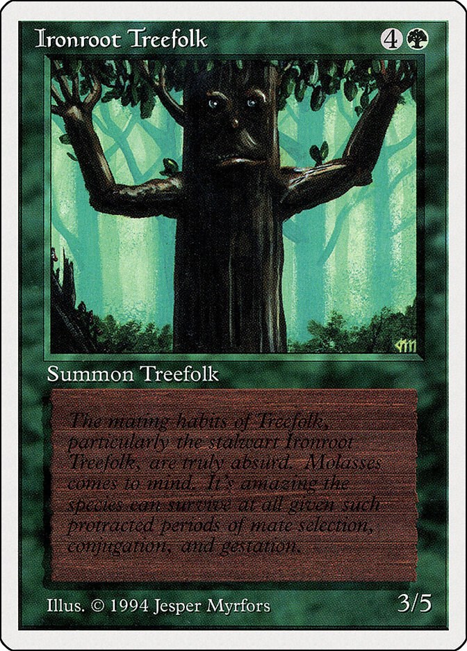 Ironroot Treefolk - Summer Magic - Magic: The Gathering