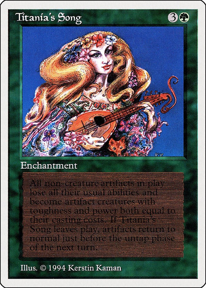 Titania's Song - Summer Magic - Magic: The Gathering