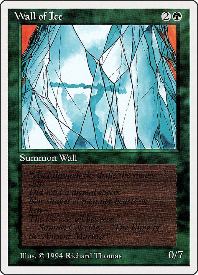 Wall of Ice - Summer Magic - Magic: The Gathering