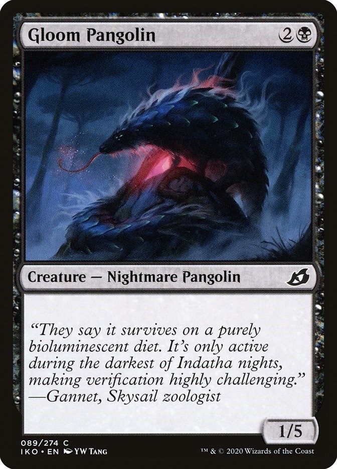 Gloom Pangolin - Ikoria: Lair of Behemoths - Magic: The Gathering